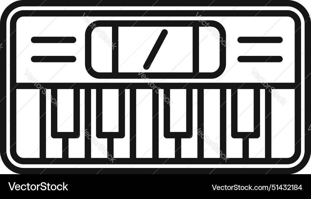 Black and white line art Royalty Free Vector Image