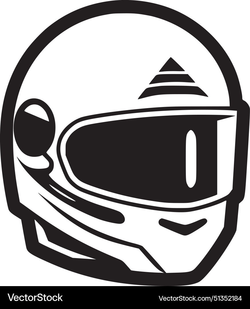Racing - black and white Royalty Free Vector Image