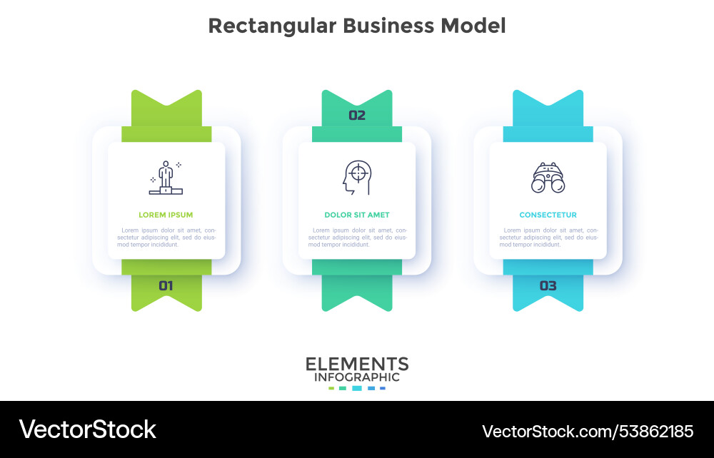 Business Model Infographic Royalty Free Vector Image