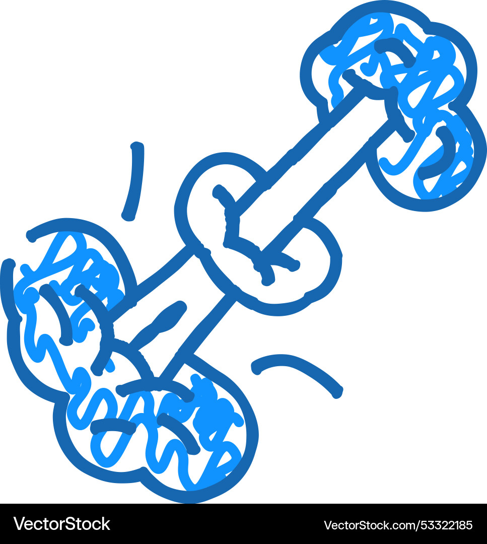 Puff smell icon doodle Royalty Free Vector Image