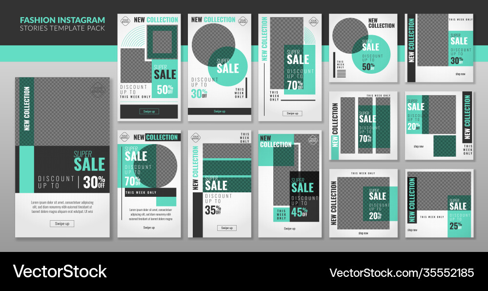 Social media post Royalty Free Vector Image - VectorStock