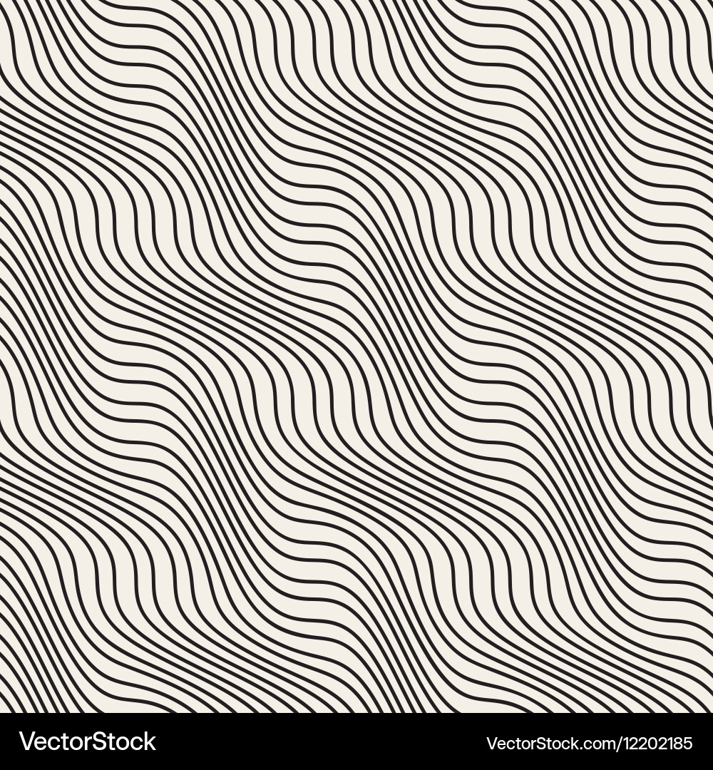 Wavy Ripple Stripes Pattern Royalty Free Vector Image