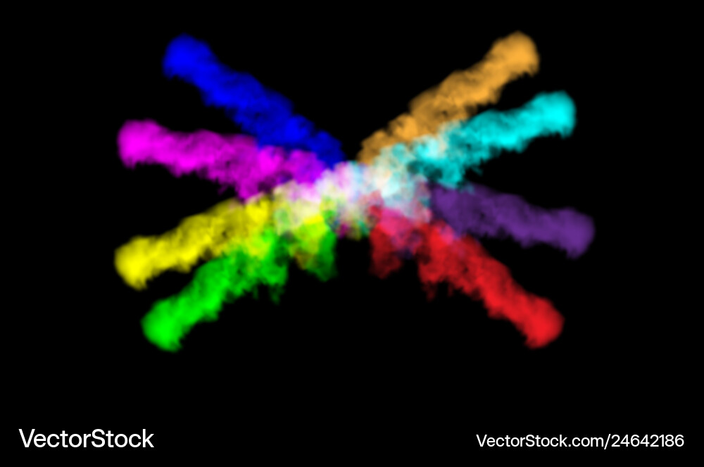Color powder explosion backgroundcolored dust Vector Image
