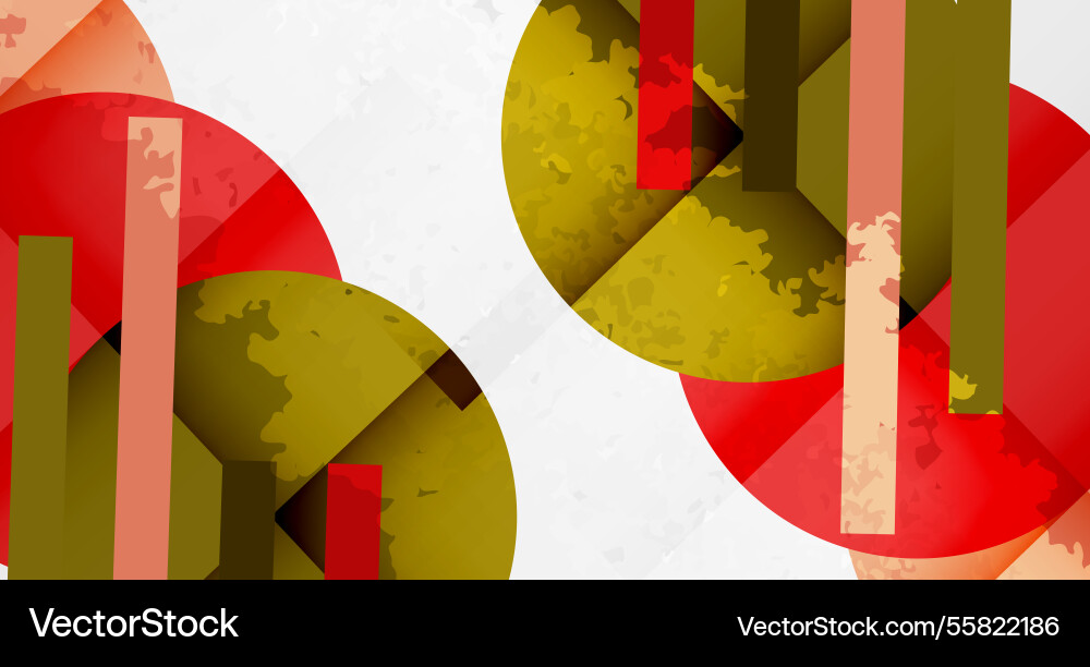 Grainy texture geometric abstract background Vector Image