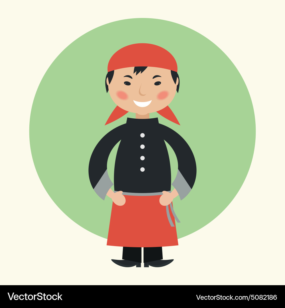 Sushi master Royalty Free Vector Image - VectorStock