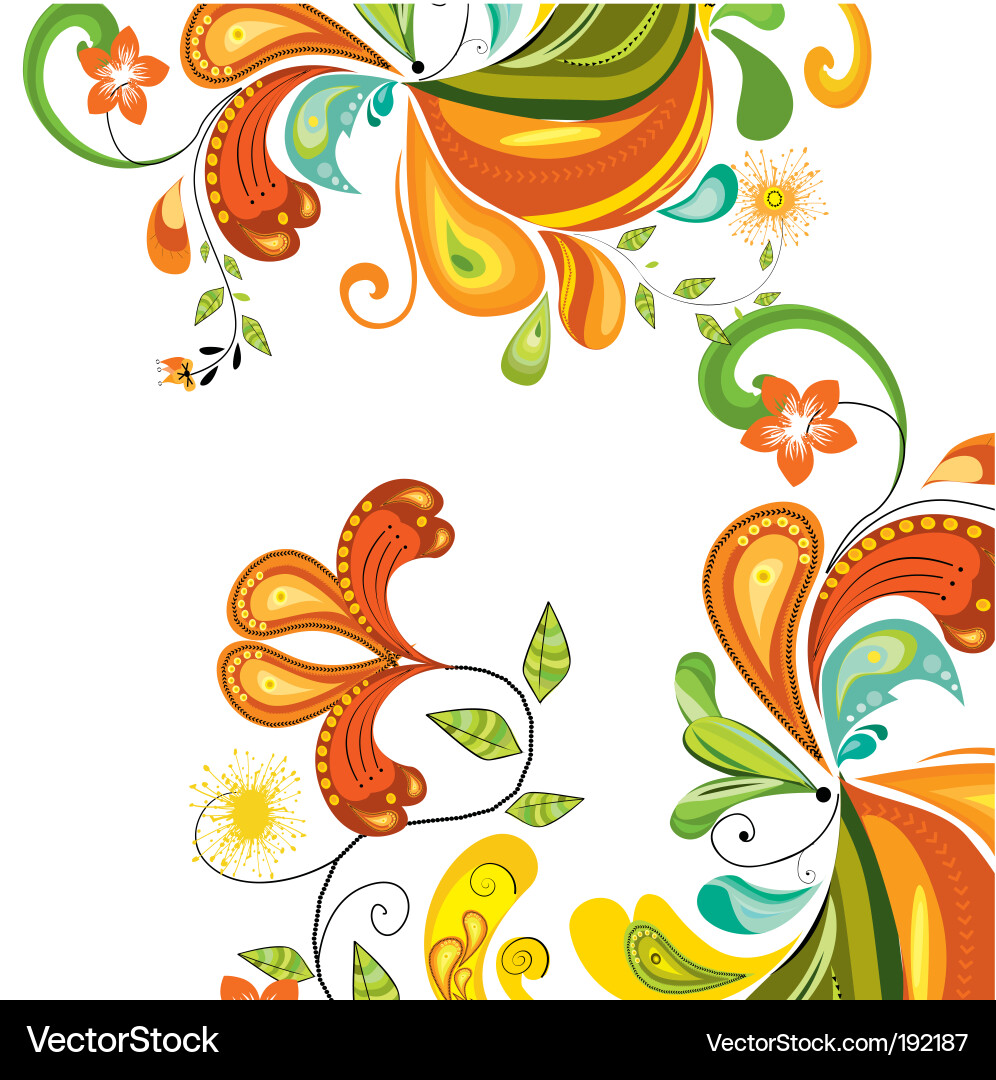Floral design elements Royalty Free Vector Image