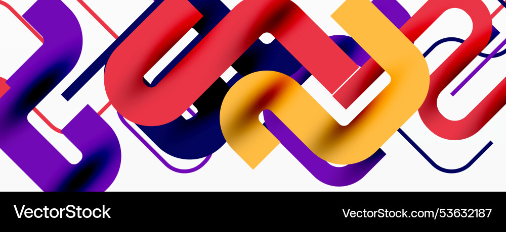 Wave lines minimal abstract background Royalty Free Vector