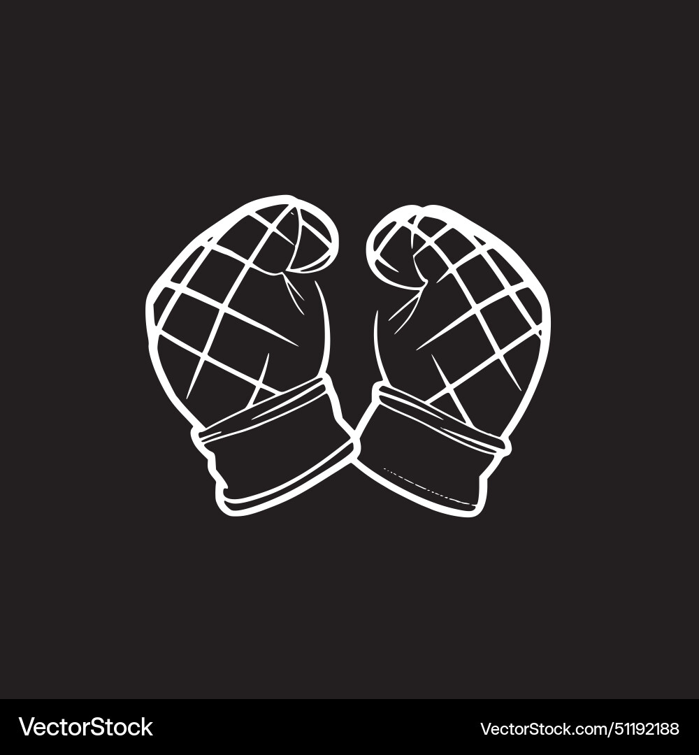 Boxing gloves - high quality logo ideal Royalty Free Vector