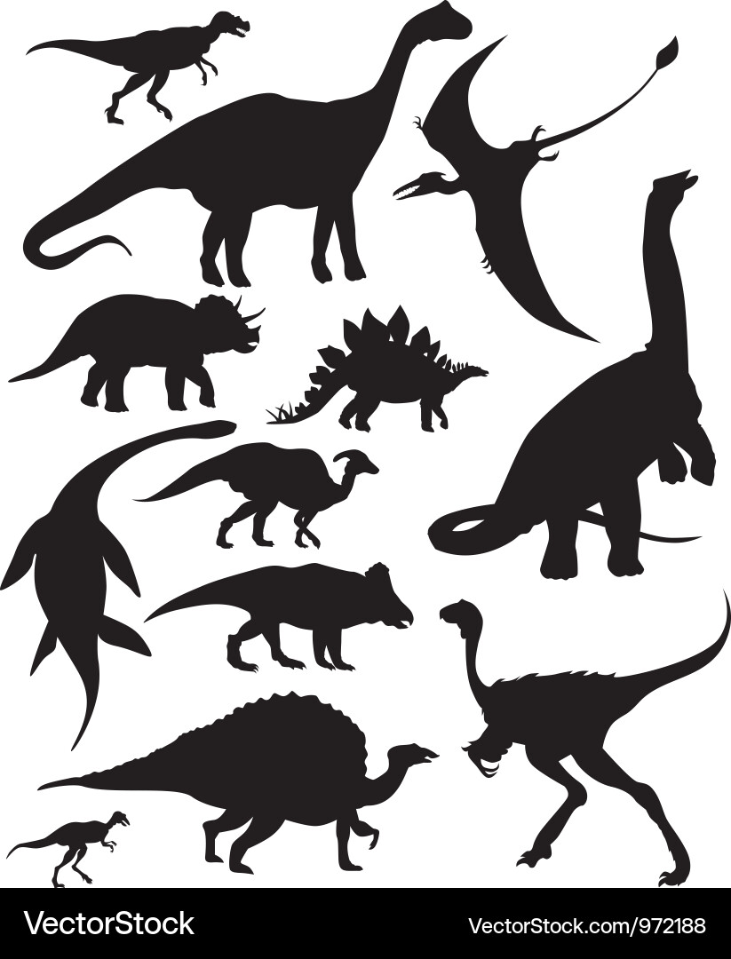 Dinosaurs Royalty Free Vector Image - VectorStock