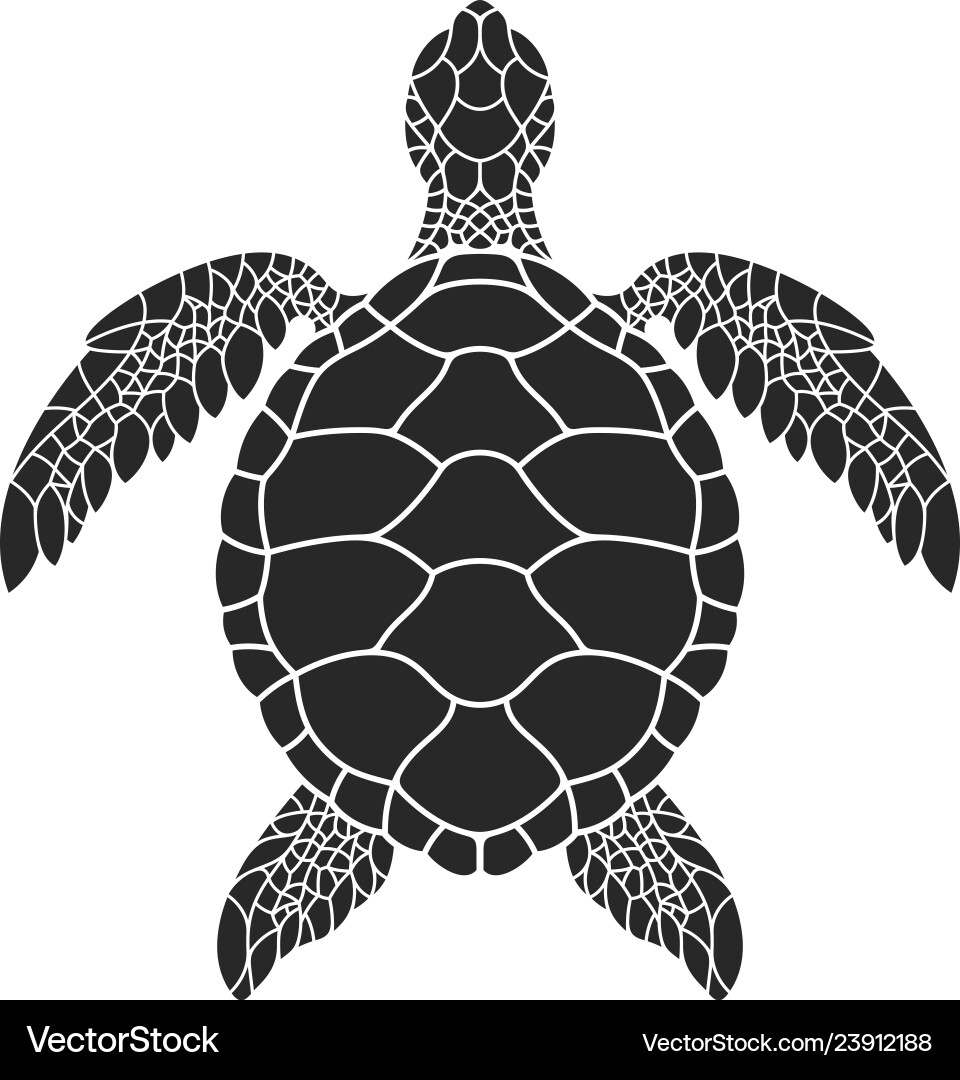 Sea turtle Royalty Free Vector Image - VectorStock