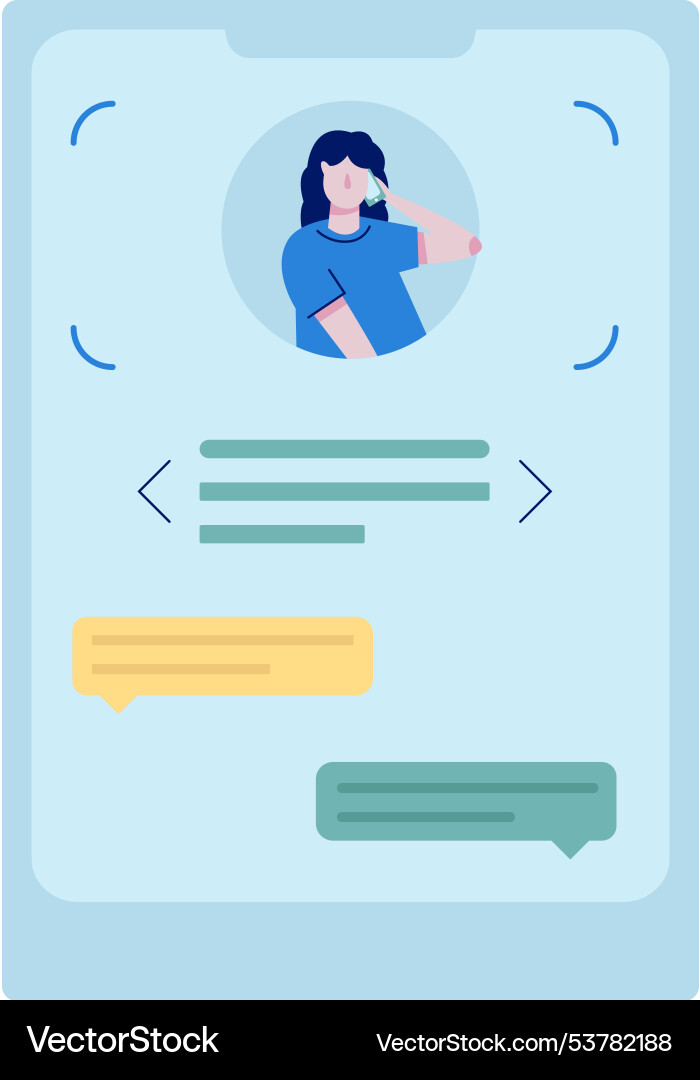 Virtual live chat icon contact center Royalty Free Vector