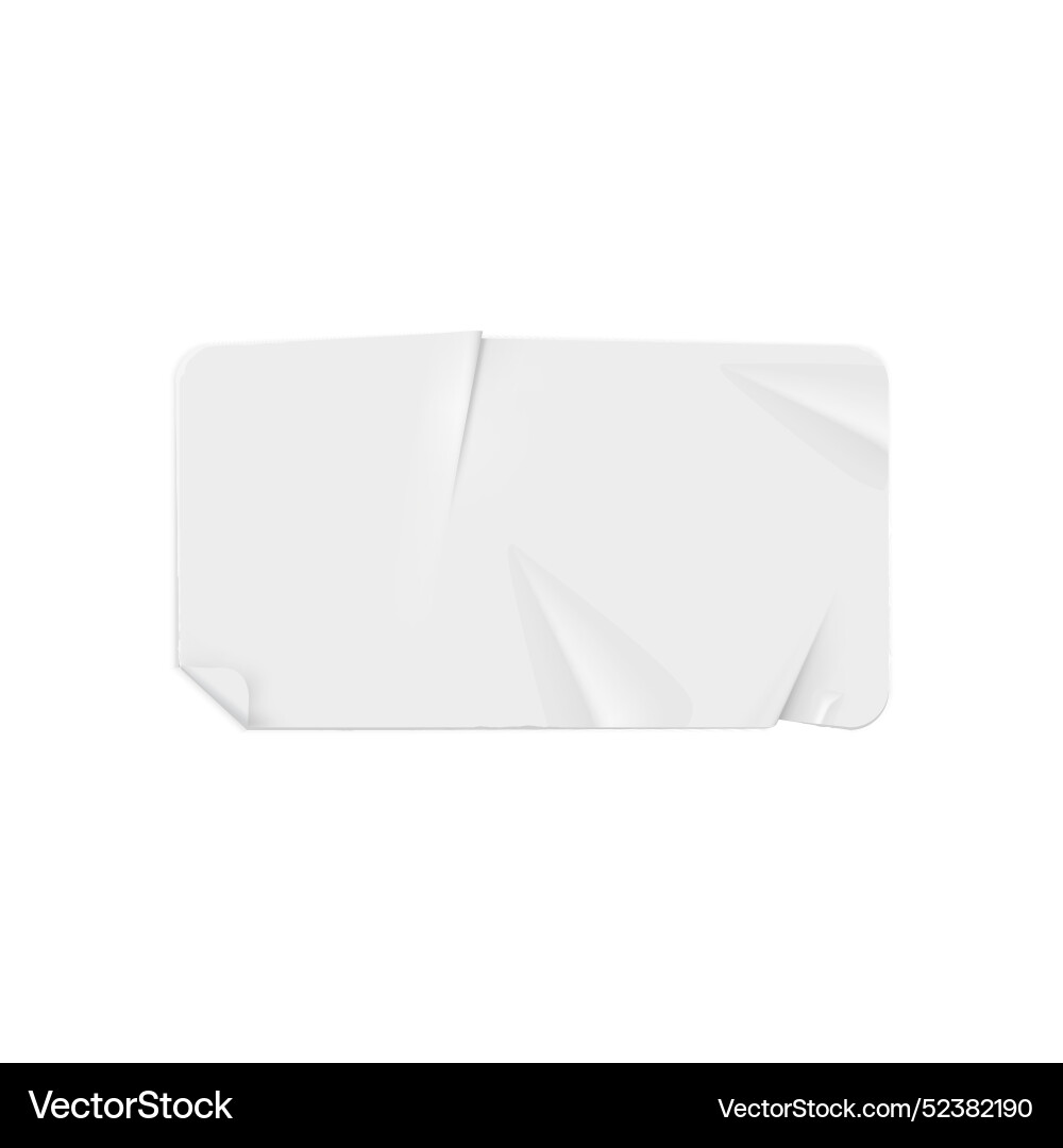 Old paper sticker Royalty Free Vector Image - VectorStock