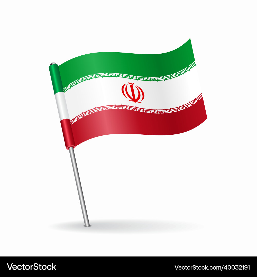 Iranian flag map pointer layout Royalty Free Vector Image Iranian flag map pointer layout Royalty Free Vector Image