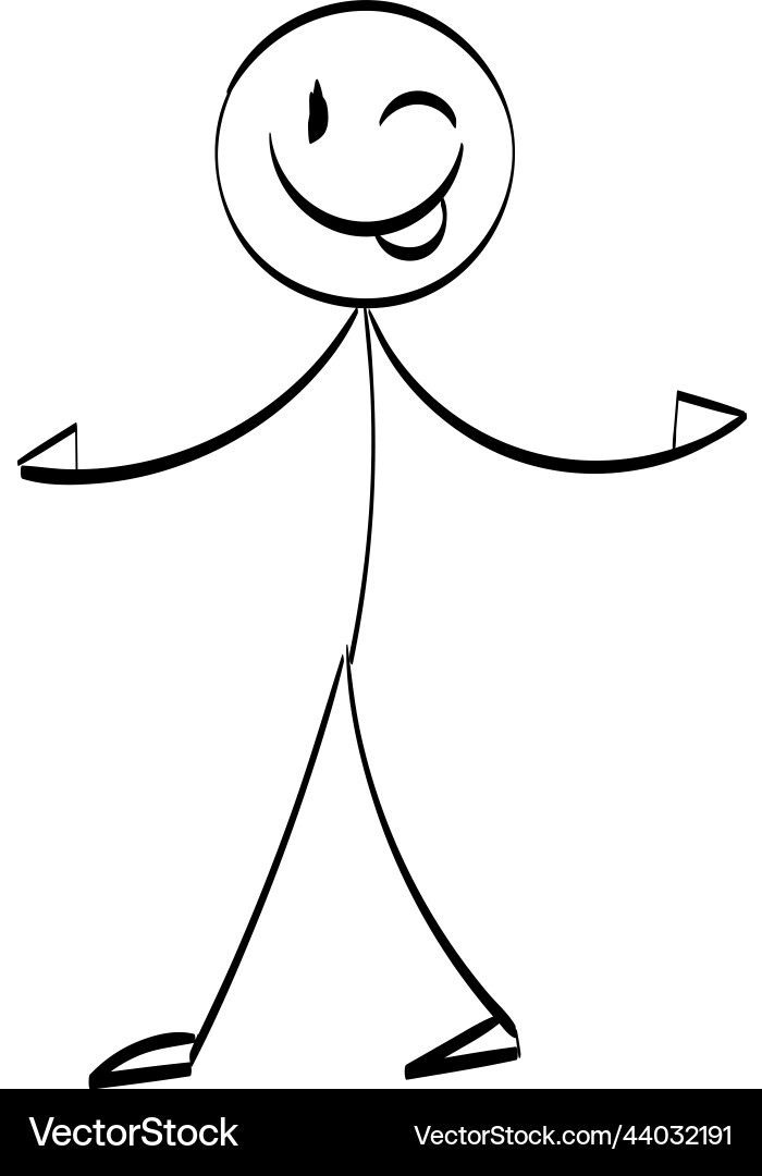 Stickman character Royalty Free Vector Image - VectorStock