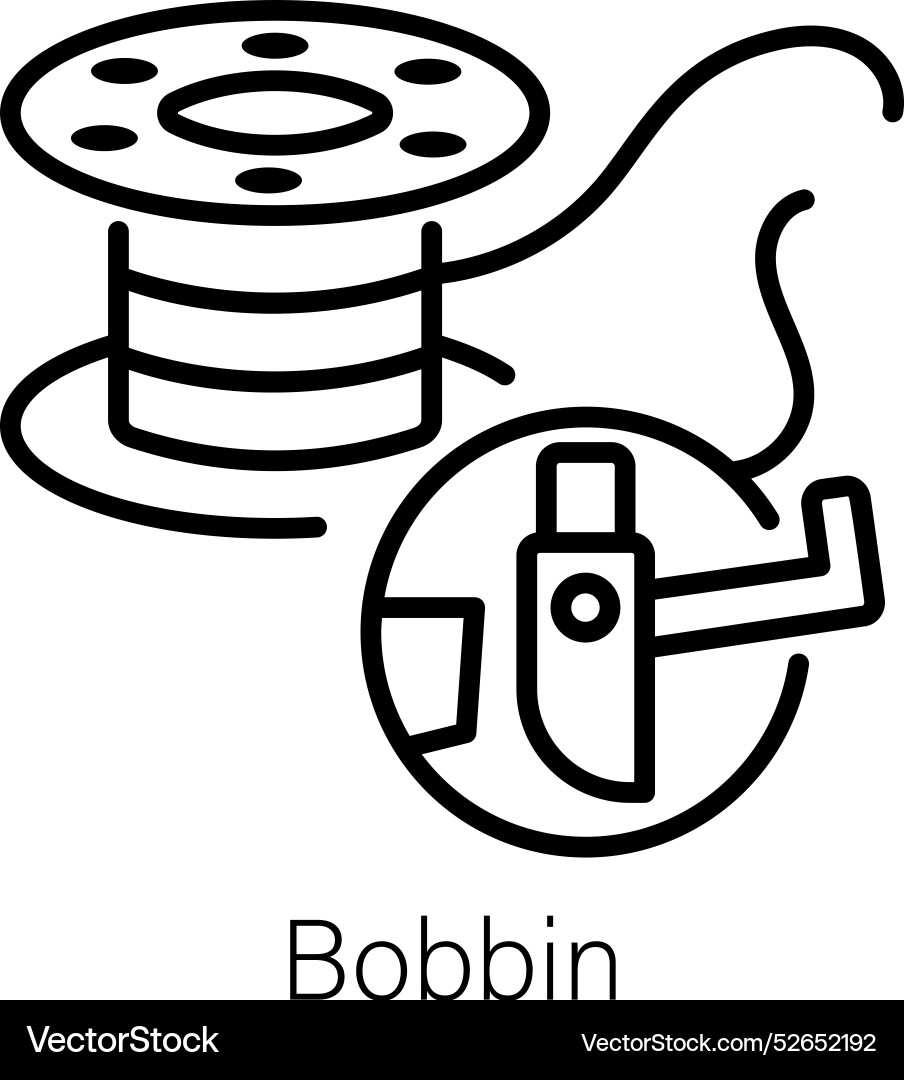 Bobbin Royalty Free Vector Image Vectorstock
