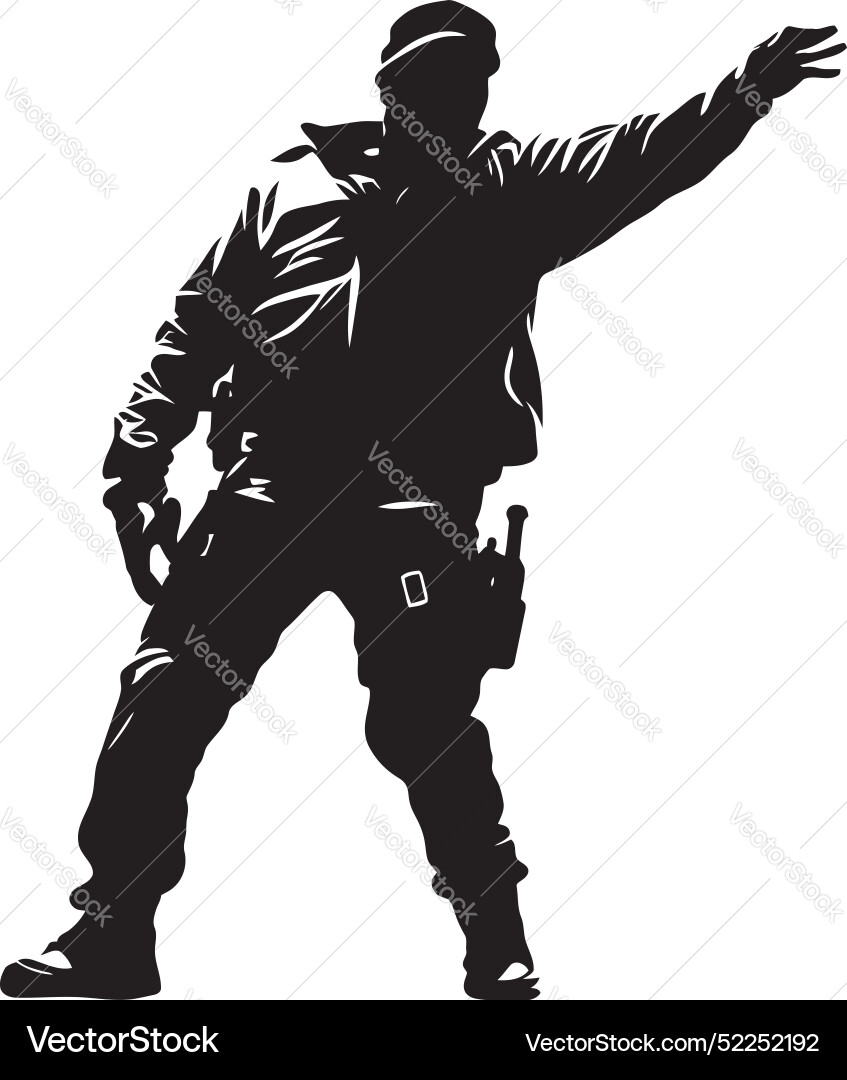 Chaos control violent encounter police symbol Vector Image