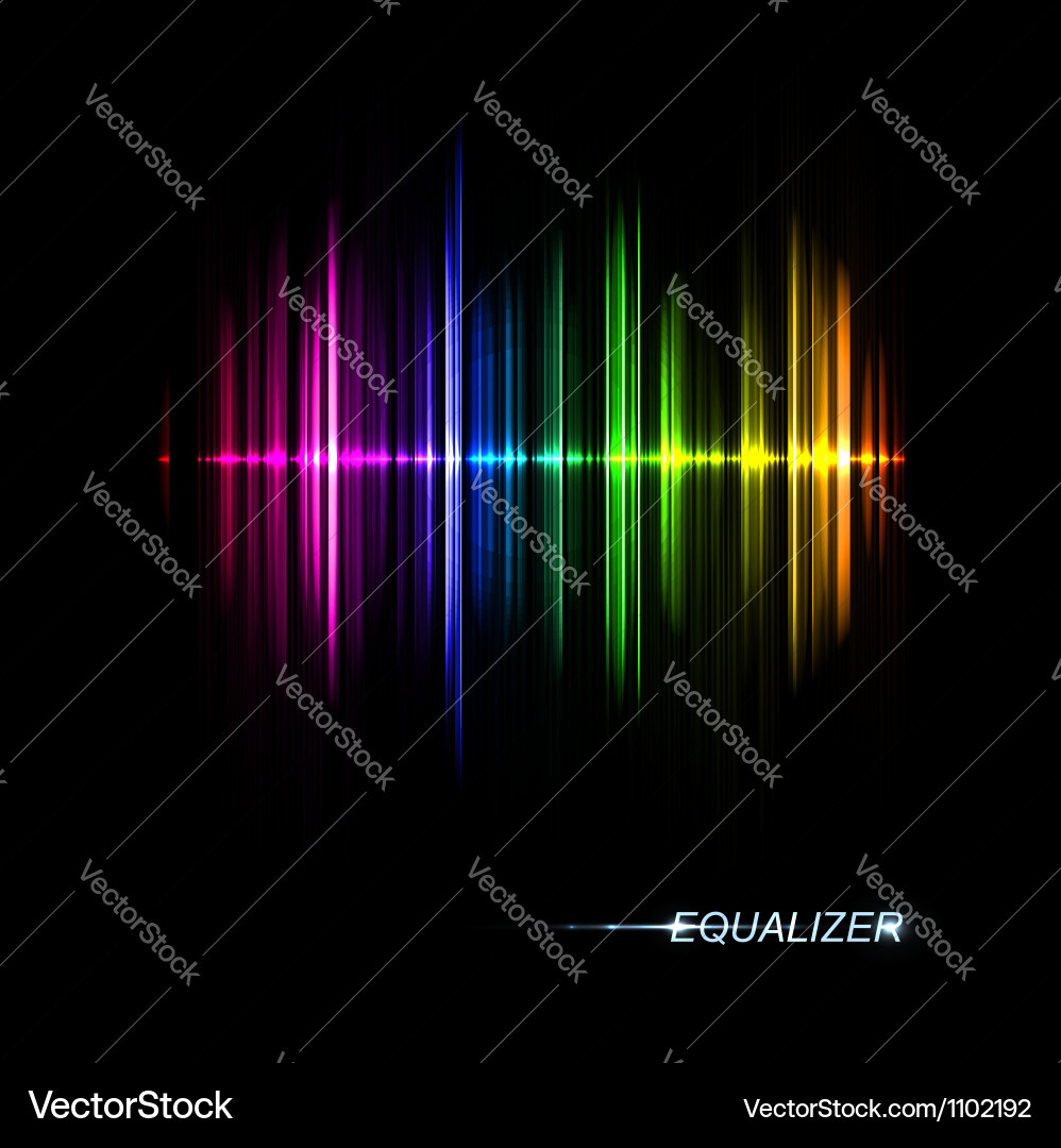 Music equalizer Royalty Free Vector Image - VectorStock