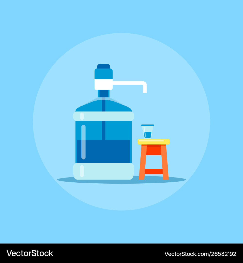 Water bottle icon Royalty Free Vector Image - VectorStock