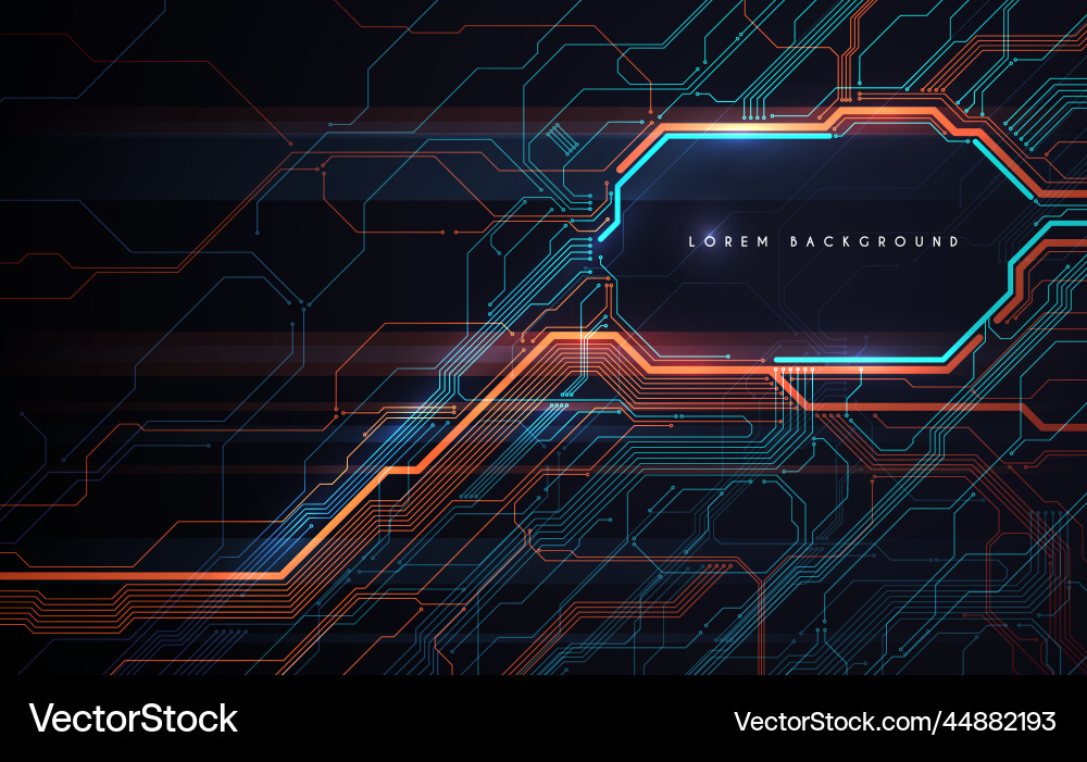 Abstract technology background Royalty Free Vector Image