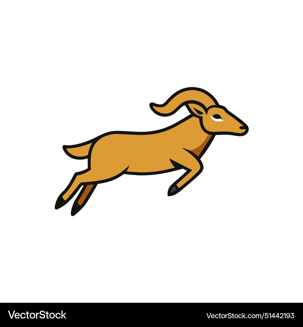Aoudad sheep flies icon Royalty Free Vector Image