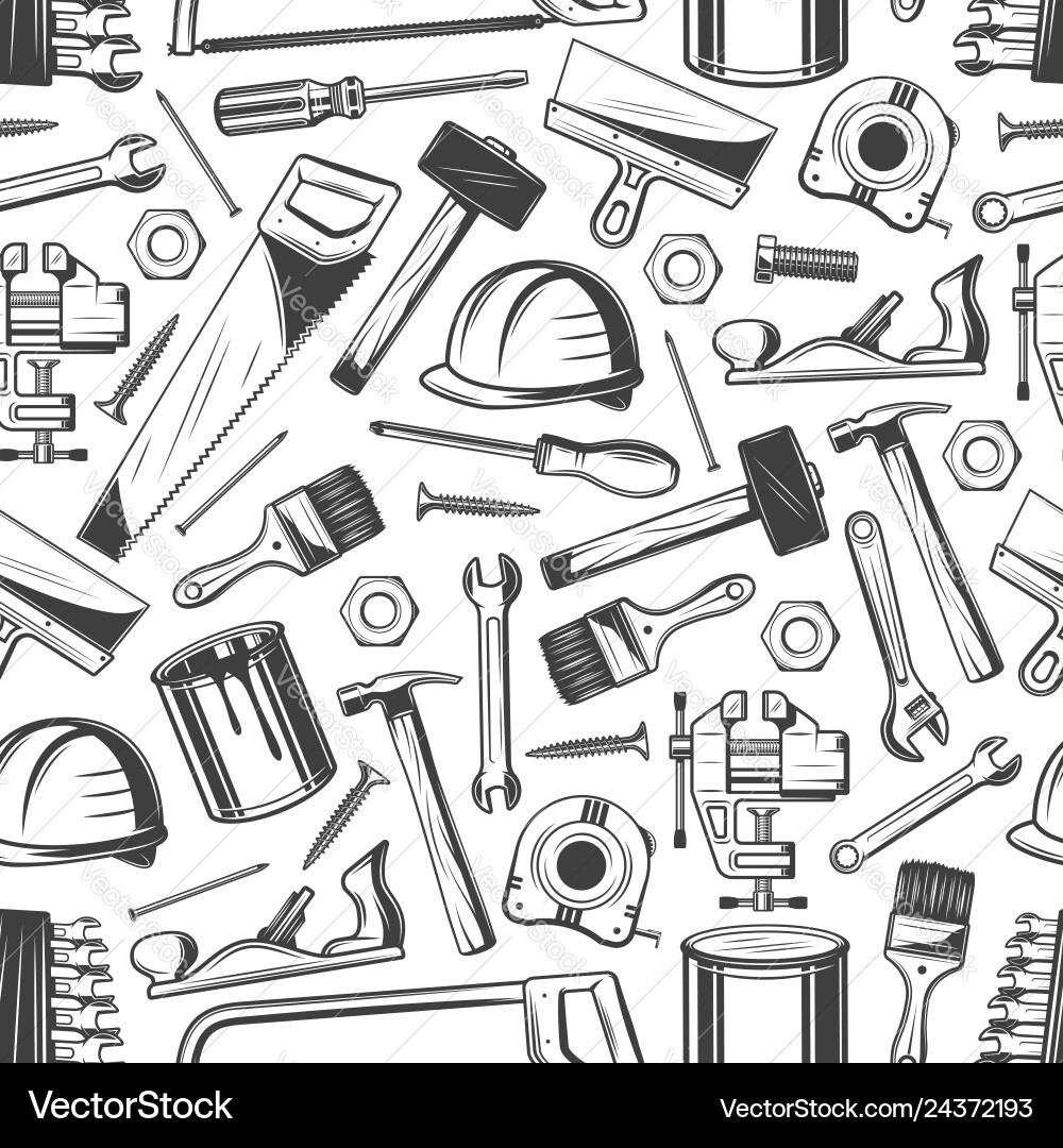 Construction Tools Pattern Vector Images (over 16,000)