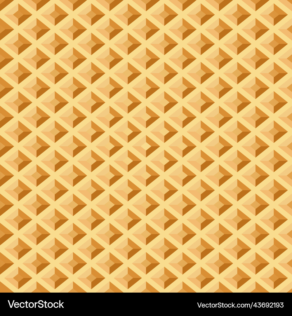 Waffle seamless pattern Royalty Free Vector Image