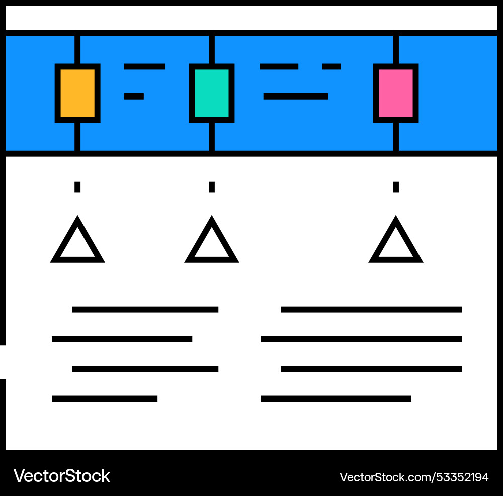 Technical review icon color Royalty Free Vector Image