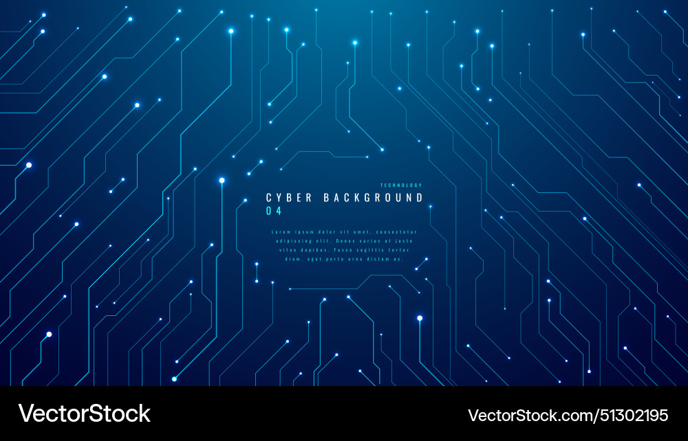 Abstract digital circuit tech bg technology Vector Image