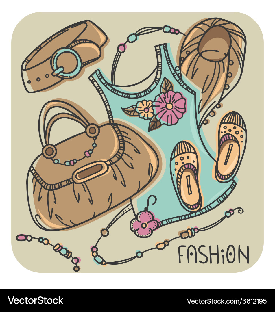 Fashion background Royalty Free Vector Image - VectorStock