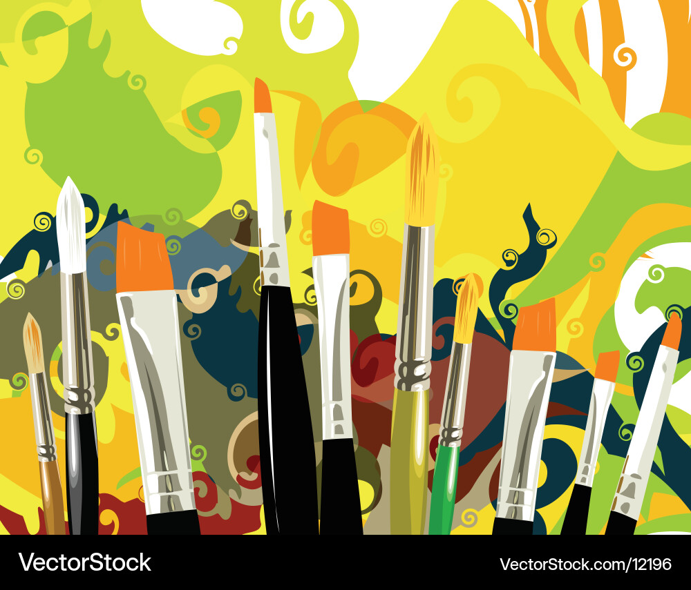 Abstract Paint Splatter Background Royalty Free Vector Image