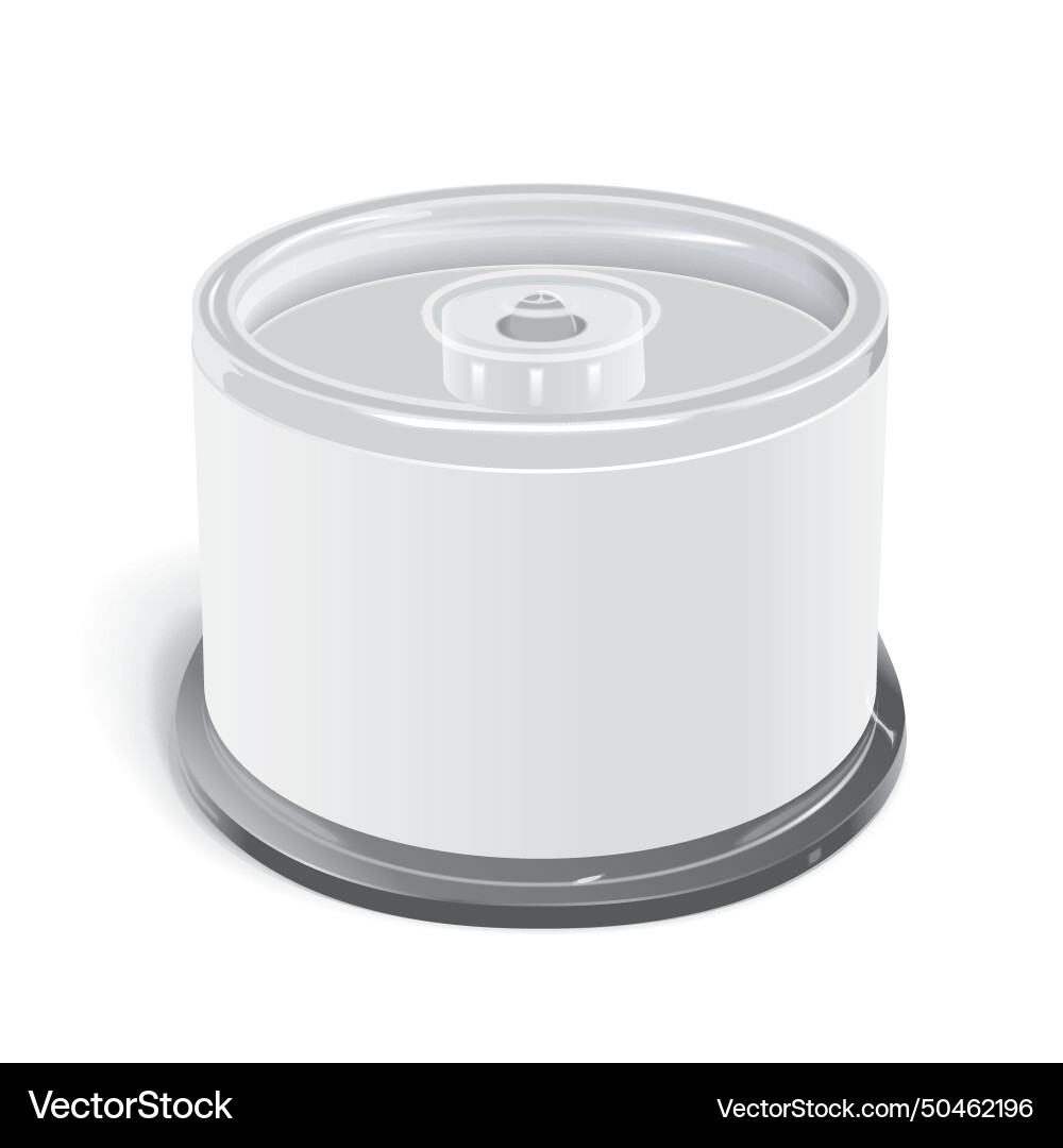 Blank cd container Royalty Free Vector Image - VectorStock