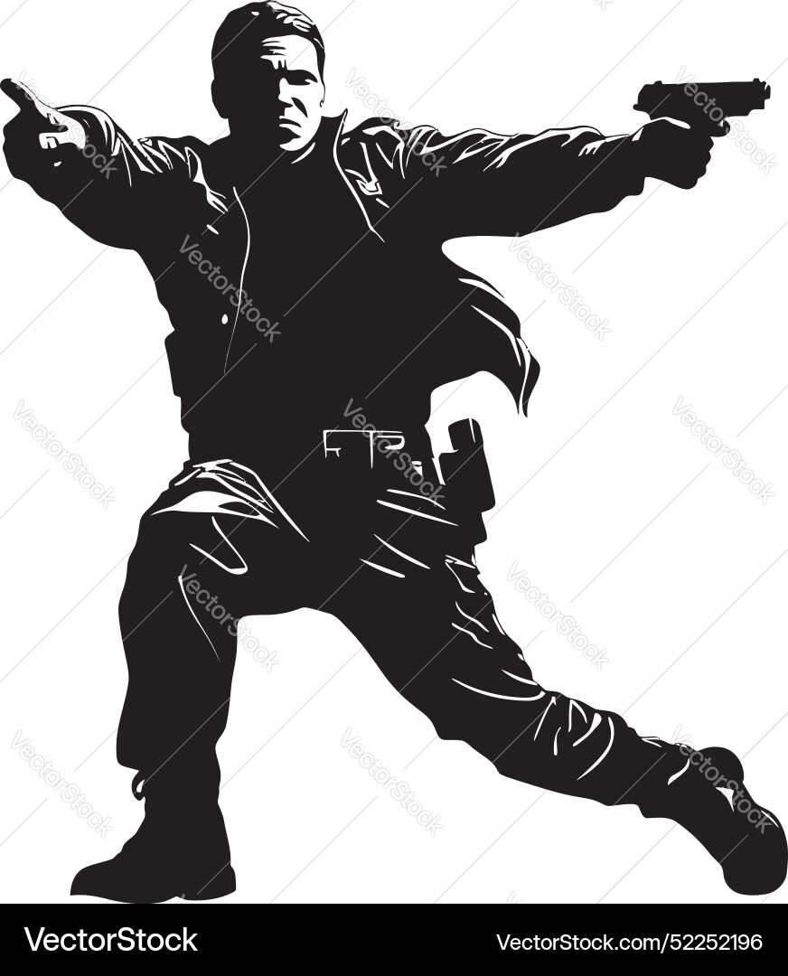Urban retaliation dark emblem for police Vector Image
