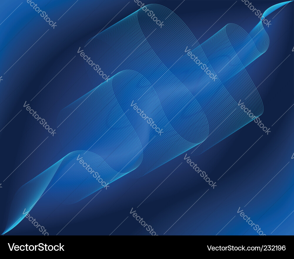 Wave lines Royalty Free Vector Image - VectorStock