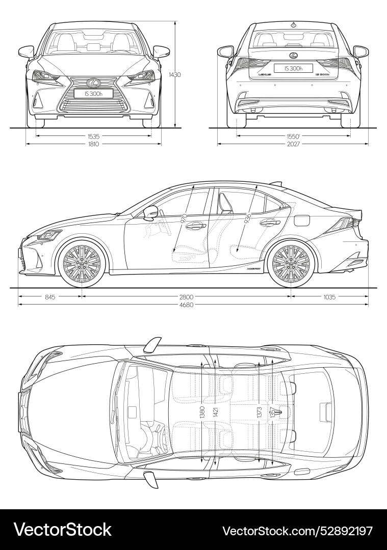 Lexus is 2019 Royalty Free Vector Image - VectorStock