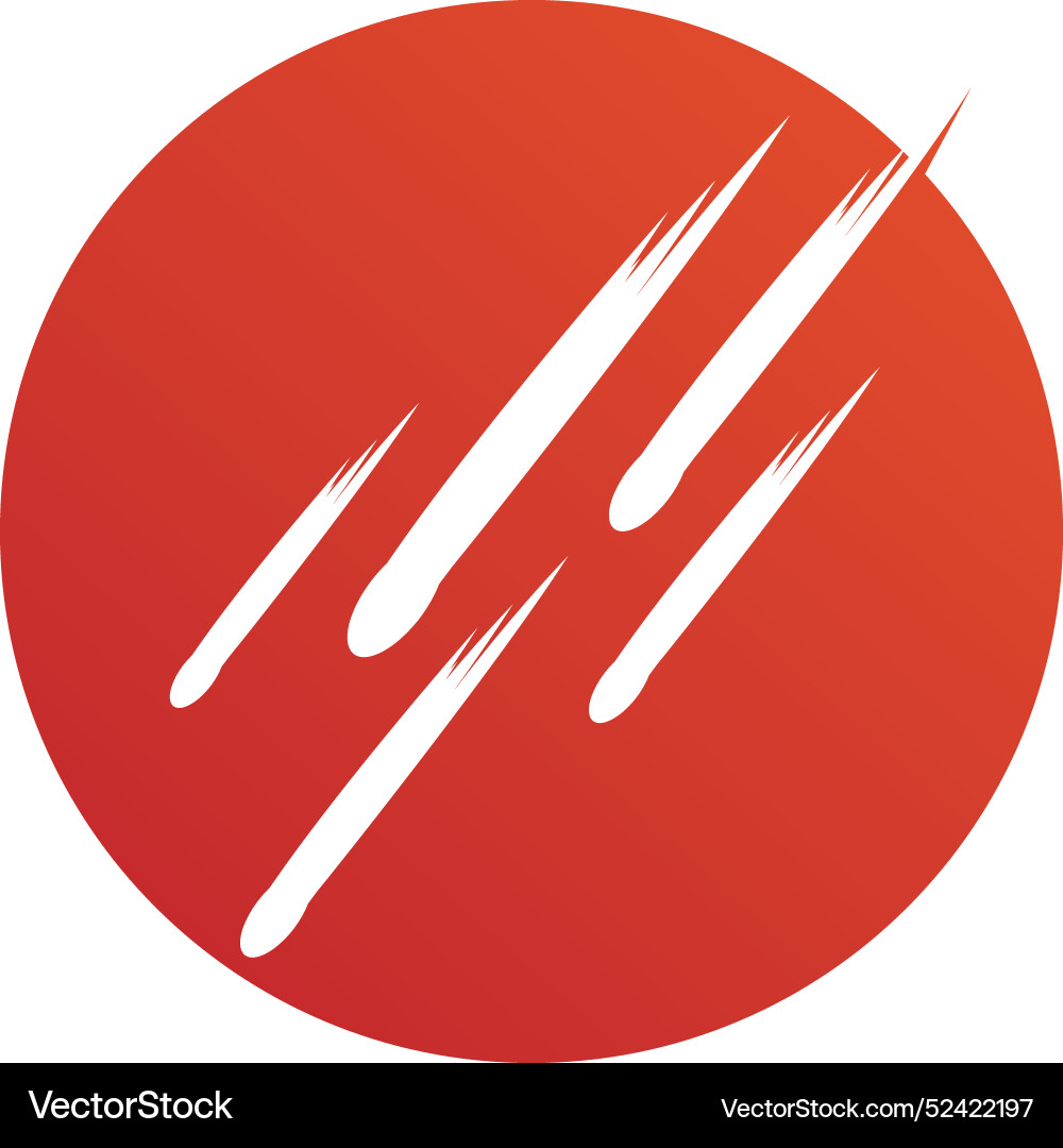 Meteor logo Royalty Free Vector Image - VectorStock