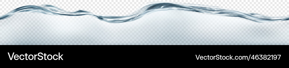 Translucent water wave Royalty Free Vector Image