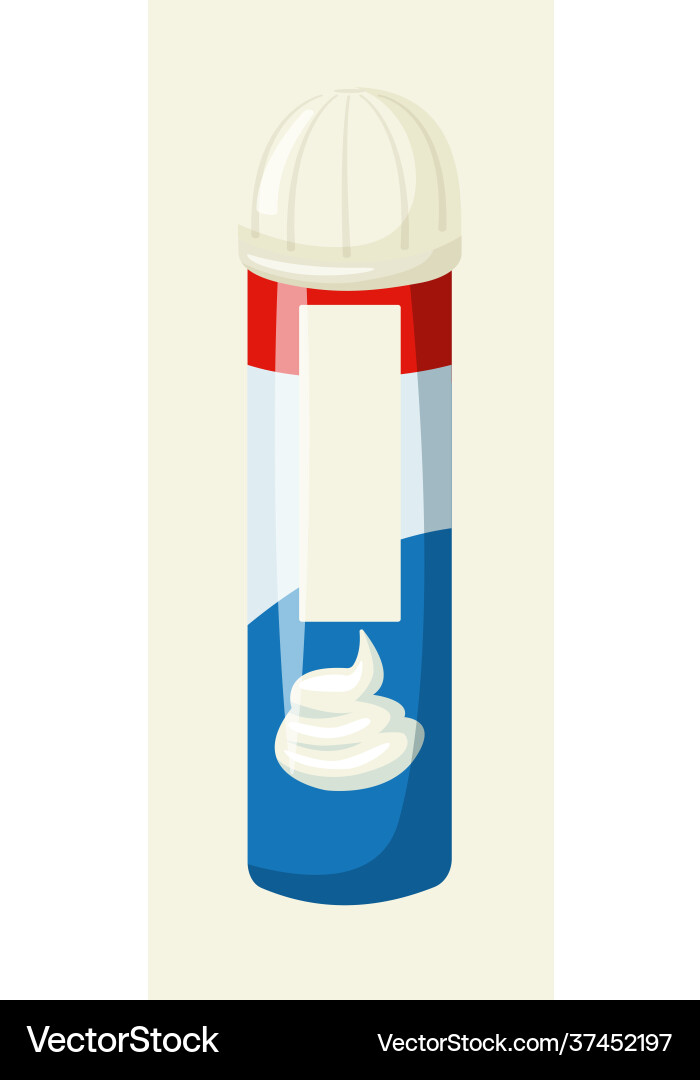 Whipped Cream Aerosol Can Royalty Free Vector Image