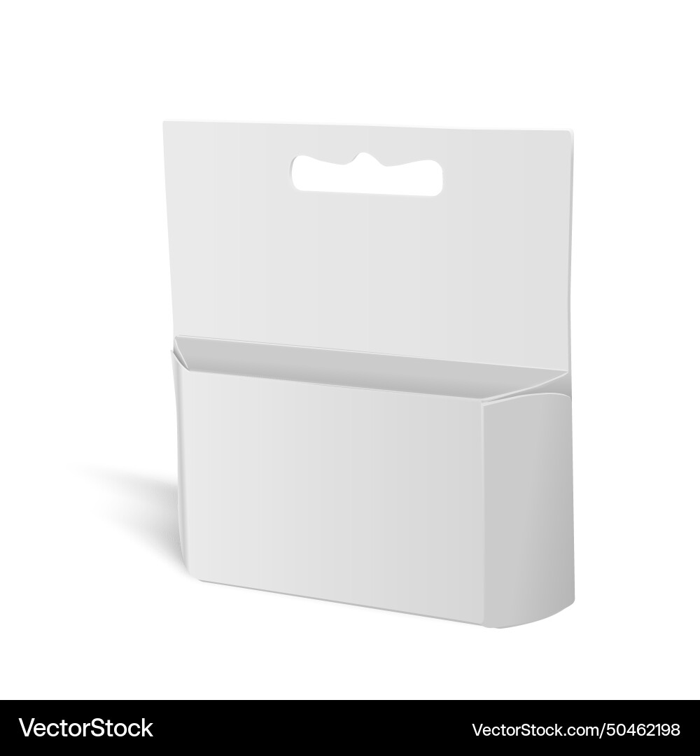 Blank paper package Royalty Free Vector Image - VectorStock