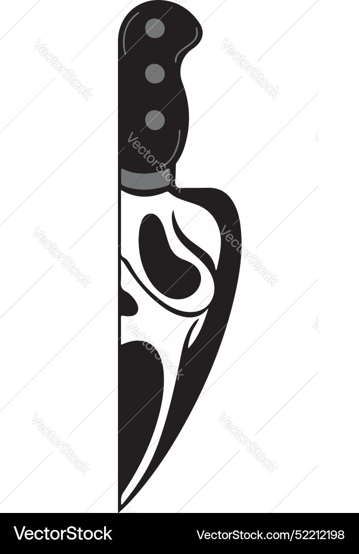 Ghost halloween horror movies killer Royalty Free Vector