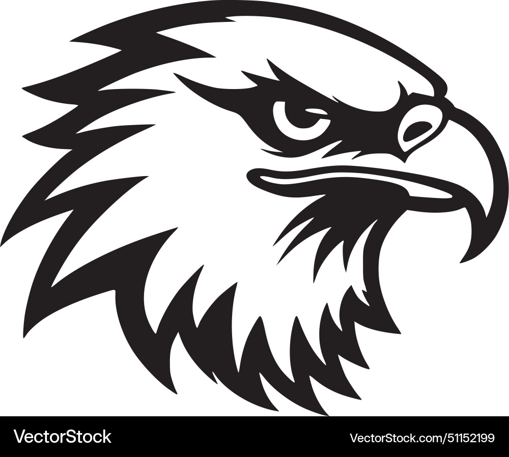 Adler - minimalistische und einfache Silhouette Vektorbild