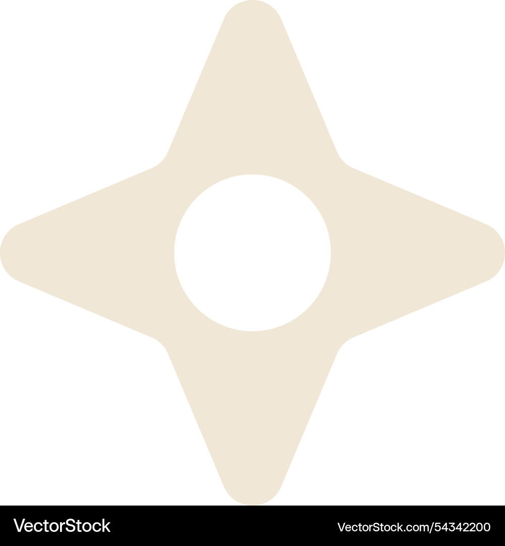 Bauhaus symbol abstract graphic element Royalty Free Vector