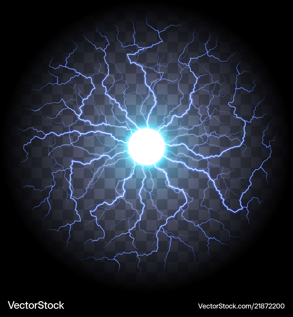 Electric Lightning Flash Royalty Free Vector Image