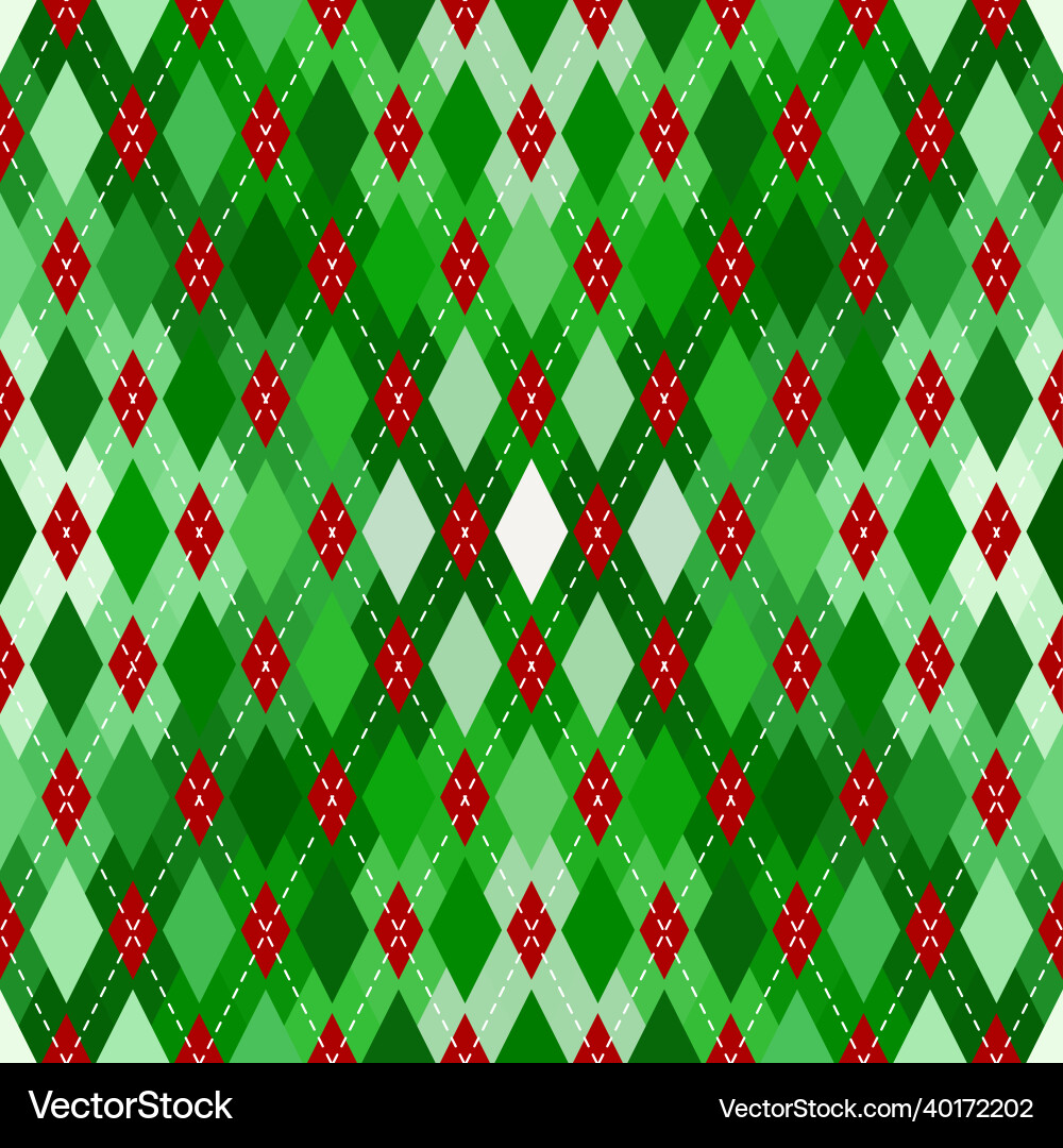Argyle seamless pattern background Royalty Free Vector Image