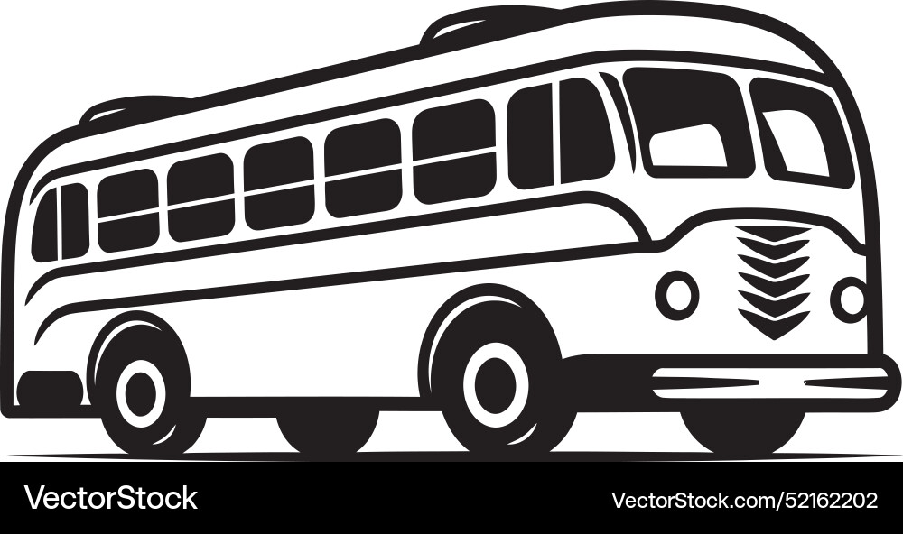 Bus stop sign graphic for signage double decker Vector Image