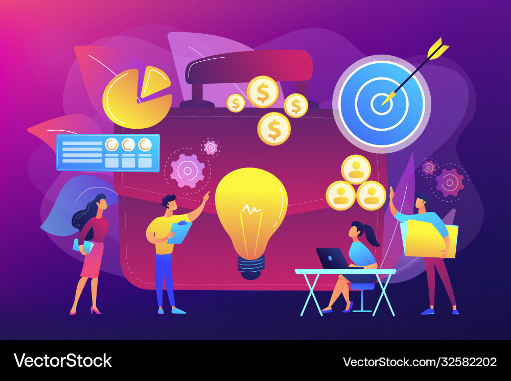 Project initiation Royalty Free Vector Image - VectorStock