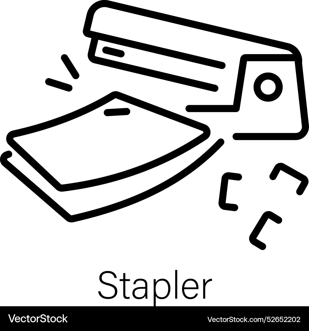 Stapler Royalty Free Vector Image - VectorStock