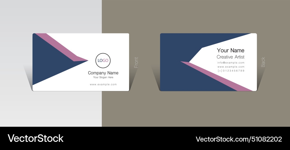 Visit card ideas 53 Royalty Free Vector Image - VectorStock