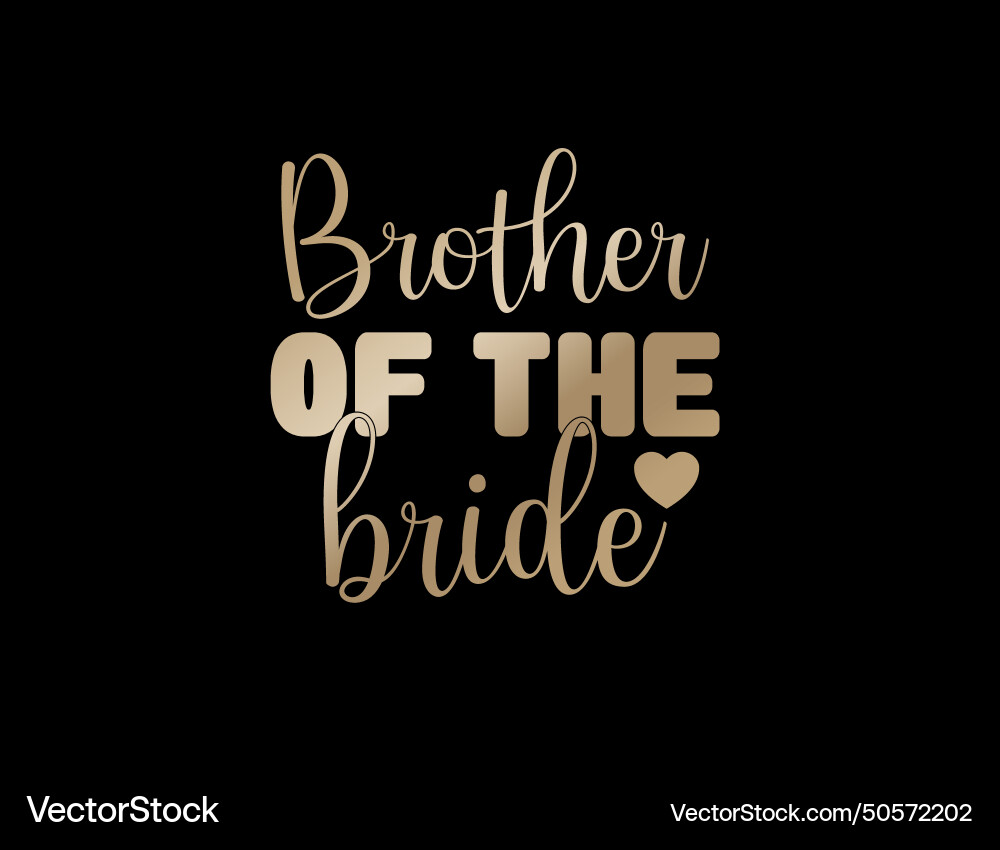 Wedding lettering t-shirt design Royalty Free Vector Image