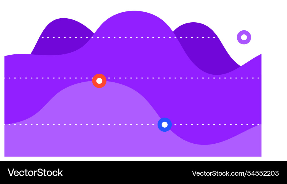Business graphic charts line diagrams Royalty Free Vector