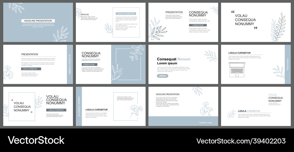 Presentation and slide layout background design Vector Image